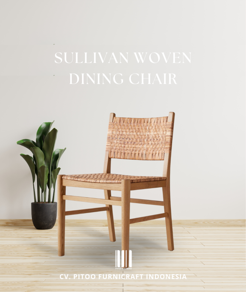 Sullivan Woven Dining Chair - Furniture