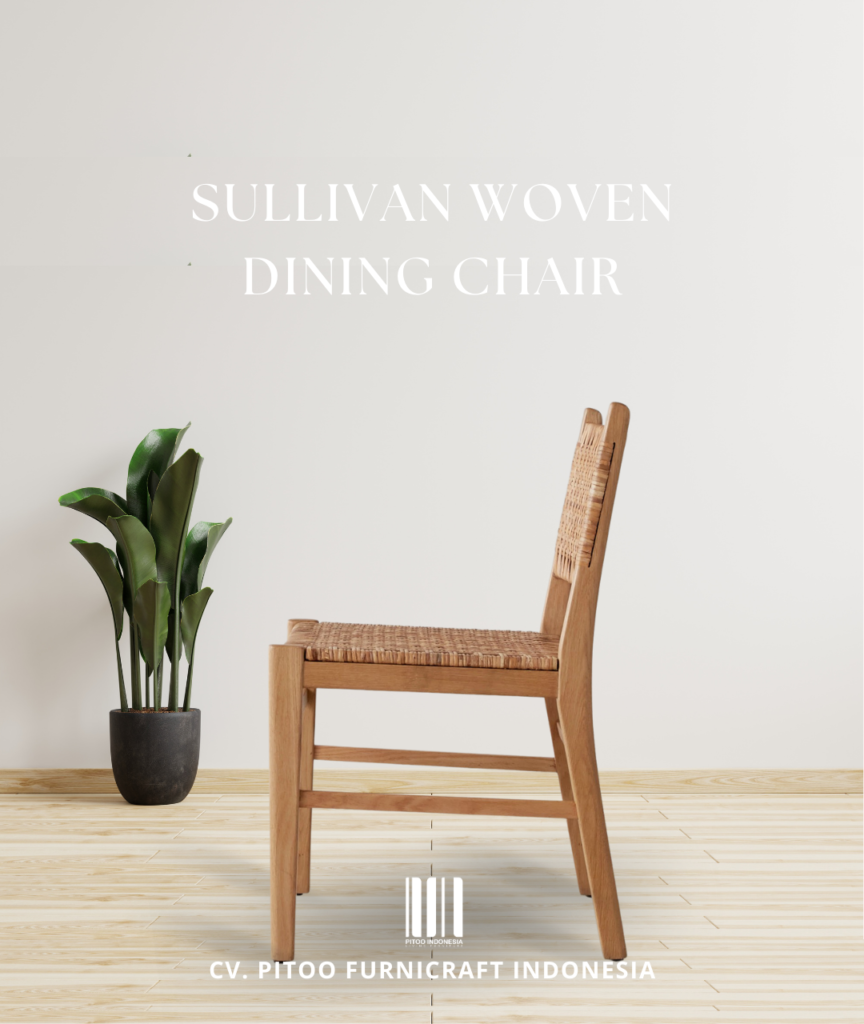 Sullivan Woven Dining Chair - Furniture