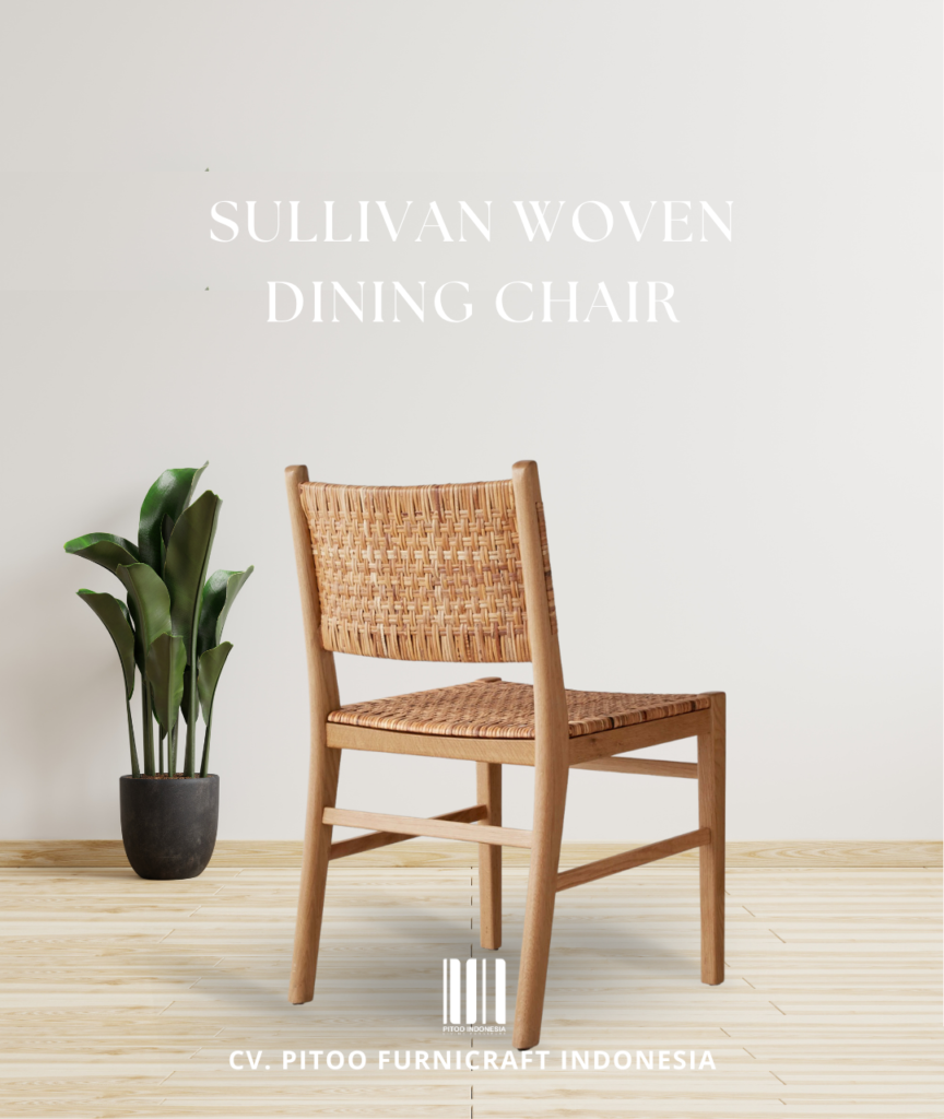 Sullivan Woven Dining Chair - Furniture